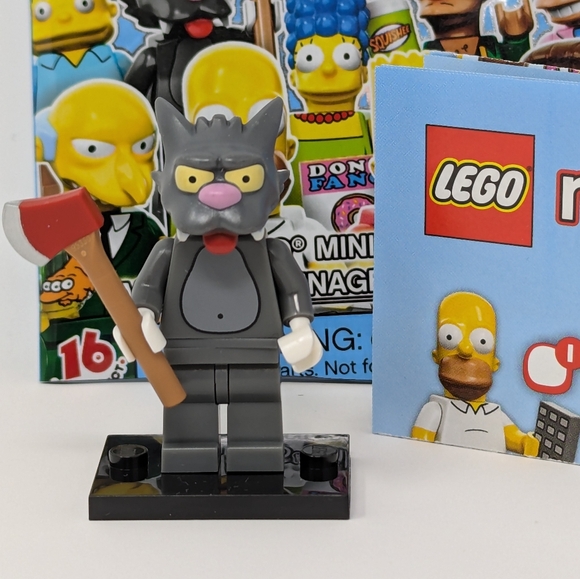 Lego | Toys | Lego Simpsons Minifigure Scratchy Cat | Poshmark
